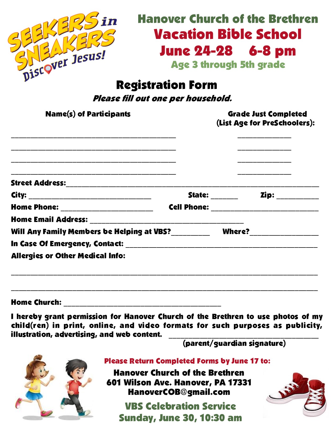 VBS | Hanover Church of the Brethren